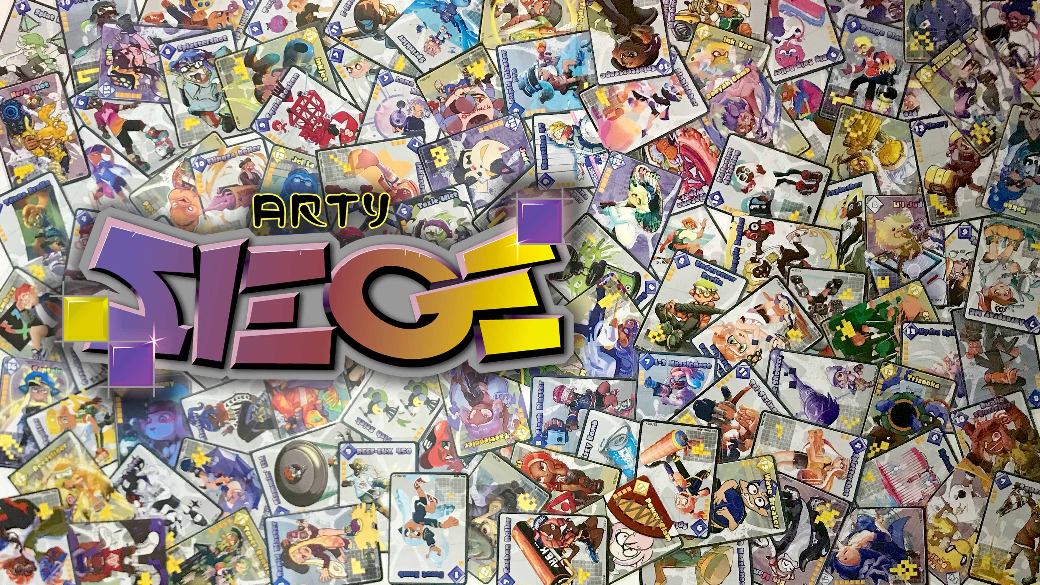 Arty Siege - A Tableturf Fanart Collab